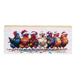 Rustic Chicken Holiday Decoration Multicolor String Light Hens on ...