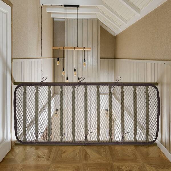 7ftx2.6ft Thickened Banister Guard Balcony Netting Stair Guard Rail Net ...