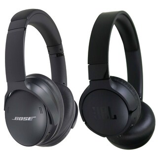 Bose QuietComfort Wireless Noise Canceling Headphones (Black) + JBL ...
