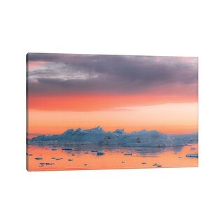 iCanvas "Magical Iceberg Scene During A Burning Sunset" by Michael ...