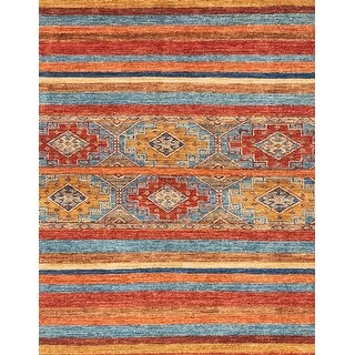 Ahgly Company Machine Washable Abstract Camel Brown Area Rugs - Bed ...