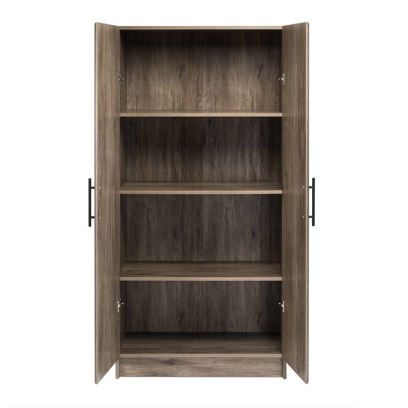 Prepac 'Winslow Elite' 32-inch Brown Storage Cabinet - 32 Inch - 32 ...