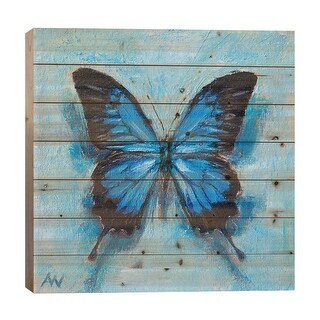 The Blue Ulysses Print On Wood by Anne-Marie Verdel - Multi-Color - Bed ...