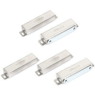 5pcs Stainless Steel Rectangle Single Magnetic Catch for Cupboard - Bed ...