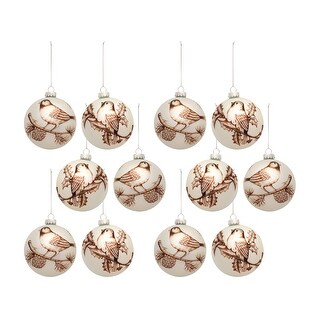 Bird Ball Ornament (Set of 6) - Bed Bath & Beyond - 37590967