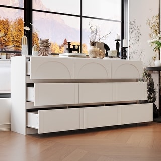 Versatile White Storage Unit - Perfect for Bedroom, Kitchen, and Living ...