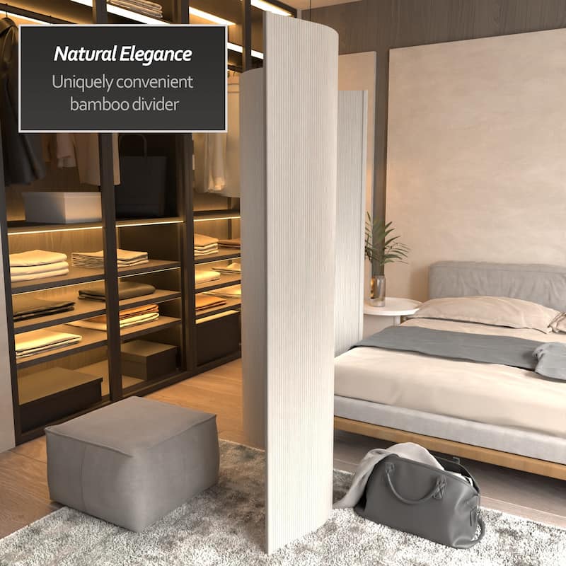 Handmade Bamboo Wave 6-foot Screen (China) - On Sale - Overstock - 7647733