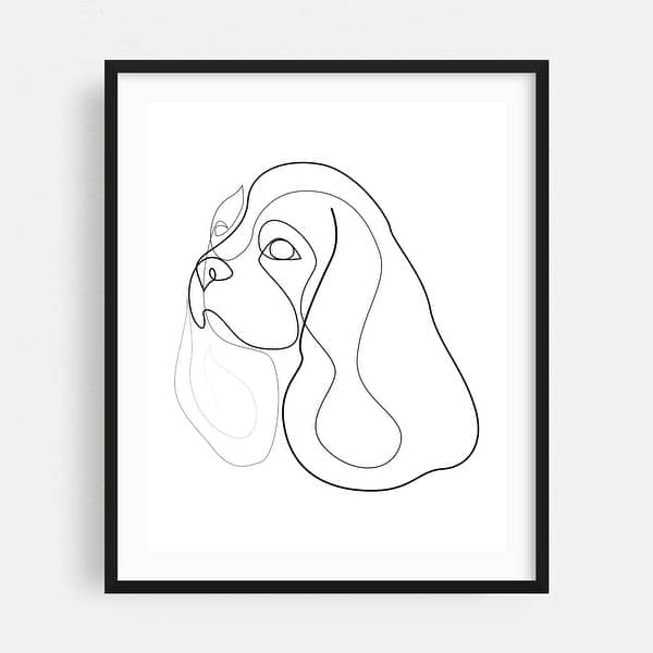 cavalier king charles coloring sheet