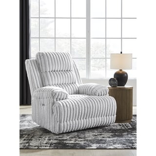 Signature Design by Ashley Technique White Recliner - Bed Bath & Beyond ...