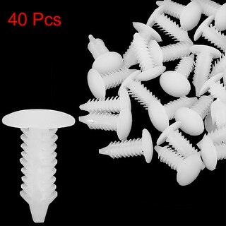 40pcs 6mm Plastic Rivets Fasteners Door Trim Panel Clips for Automotive ...
