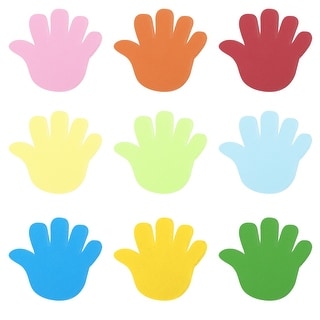 Hand Cutouts, Paper Hands, Colorful Hand Cutout - Multicolor - Bed Bath ...