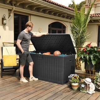 150 Gallon Outdoor Storage Waterproof Deck Box - Bed Bath & Beyond ...