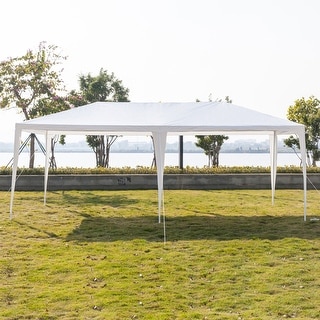 3x6m PE Cloth Plastic Sprayed Iron Pipe Outdoor Party Tent, White - Bed ...