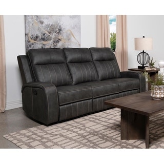 Forrest Grey Motion Reclining Sofa - Bed Bath & Beyond - 40200763