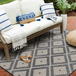Loomaknoti Morwell Zaylorn Blue Area Rug - Bed Bath & Beyond - 32960341