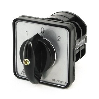 Unique Bargains 660V Ui 10A Ith 1-0-2 ON-OFF-ON Universal Rotary Cam ...