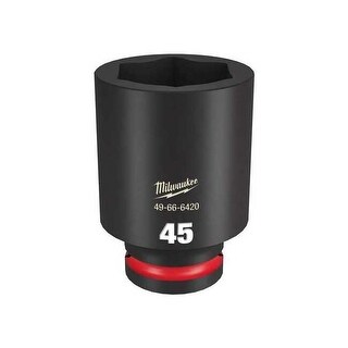 Milwaukee Tool Deep Impact Socket,Steel,45 mm 49-66-6420 - 1 Each ...