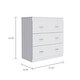 Classic Style 3-Drawers Dresser Chests for Bedroom, Superior Top ...