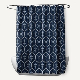Tuinched Geometric Print Shower Curtain - Bed Bath & Beyond - 15030254