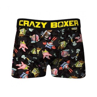 Crazy Boxers Spongebob Squarepants Characters All Over Boxer Briefs ...