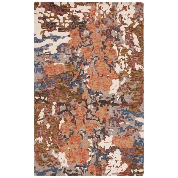 SAFAVIEH Handmade Blossom Moiriosa French Country Wool Rug - On Sale ...