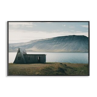 Stupell Icelandic Mountain Shore Framed Giclee Art Design By Max ...
