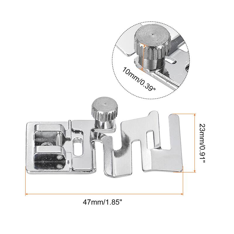 2pcs Single Needle Sewing Rolled Hem Presser Feet for Singer New Home ...