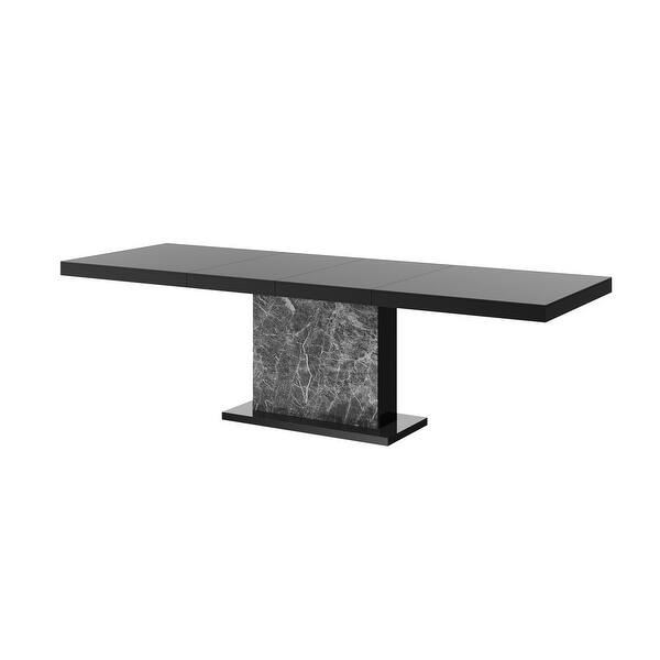 MOKA Dining Table with Extension - Bed Bath & Beyond - 38291318