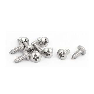 M5.5x13mm 316 Stainless Steel Phillips Pan Head Self Tapping Screws ...