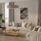 Carolina Living Chesterfield Wood & Cane Coffee Table - Whitewash - Bed ...