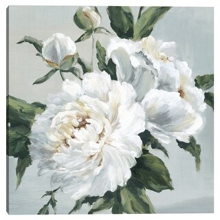 Large Peonies I by Eva Watts Canvas Art Print - Bed Bath & Beyond ...