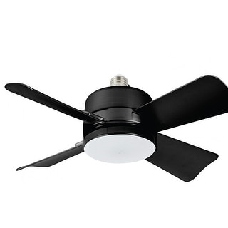 Bell + Howell Socket Fan Light 2-in-1 LED and Fan with Remote Control ...