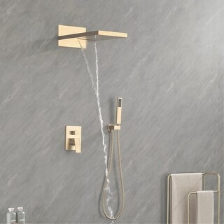 KISRAIS 3 Way Waterfall/Rainfall Shower Faucet Shower System - Bed Bath ...