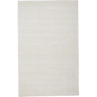 HomeRoots 8' X 11' White Hand Woven Distressed Area Rug - 8' x 10 ...