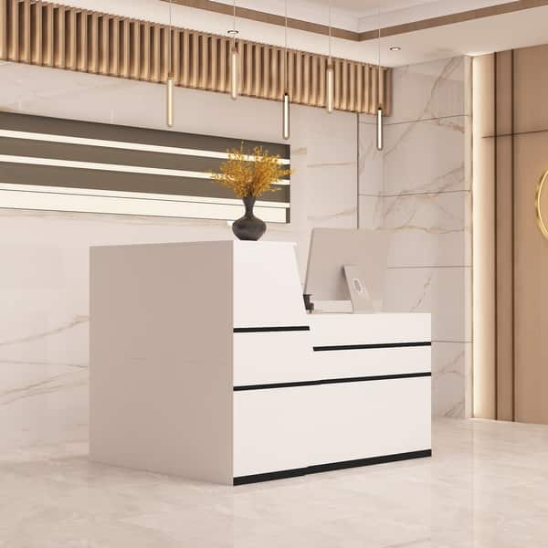 Reception Desk Reception Table Computer Desk Sece Secretary Table - Bed ...