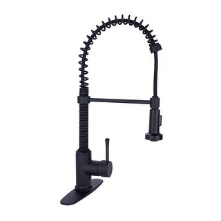 Residential Spring Pull Down Kitchen Faucet with Two Spray Heads in ...