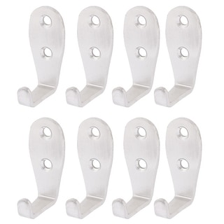 8pcs Heavy-duty Stainless Steel Wall Mounted Single Hook Hanger ...