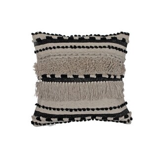 Cotton Handwoven Cushion (Tousel) - Set of 2 - Bed Bath & Beyond - 36112964