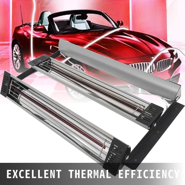 Paint Booth Heater 3000W Paint Spray Booth Automotive Heater Lamp 2 x ...