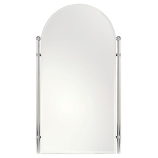 Ginger 1141 Chelsea 20.4" Wall Mounted Portrait Mirror with Beveled ...