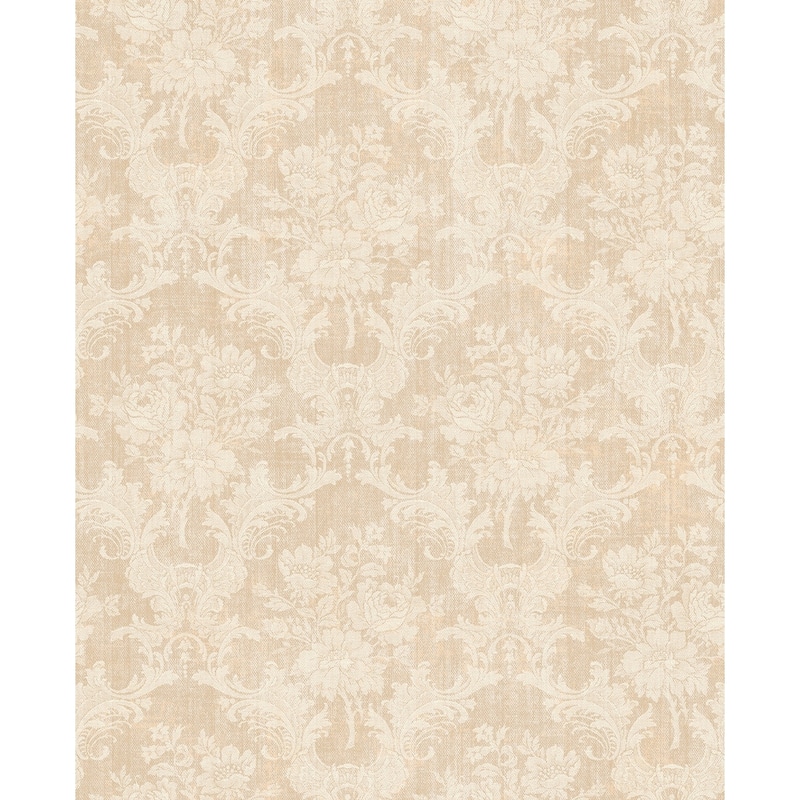Seabrook Designs Usha Floral Damask Unpasted Wallpaper - Overstock ...