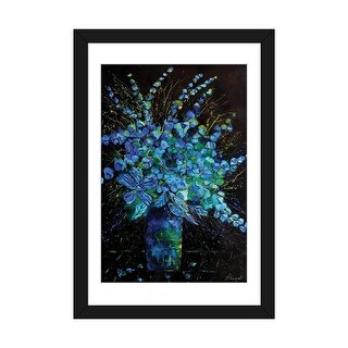 iCanvas "Blue Flowers" by Pol Ledent - Bed Bath & Beyond - 37621728