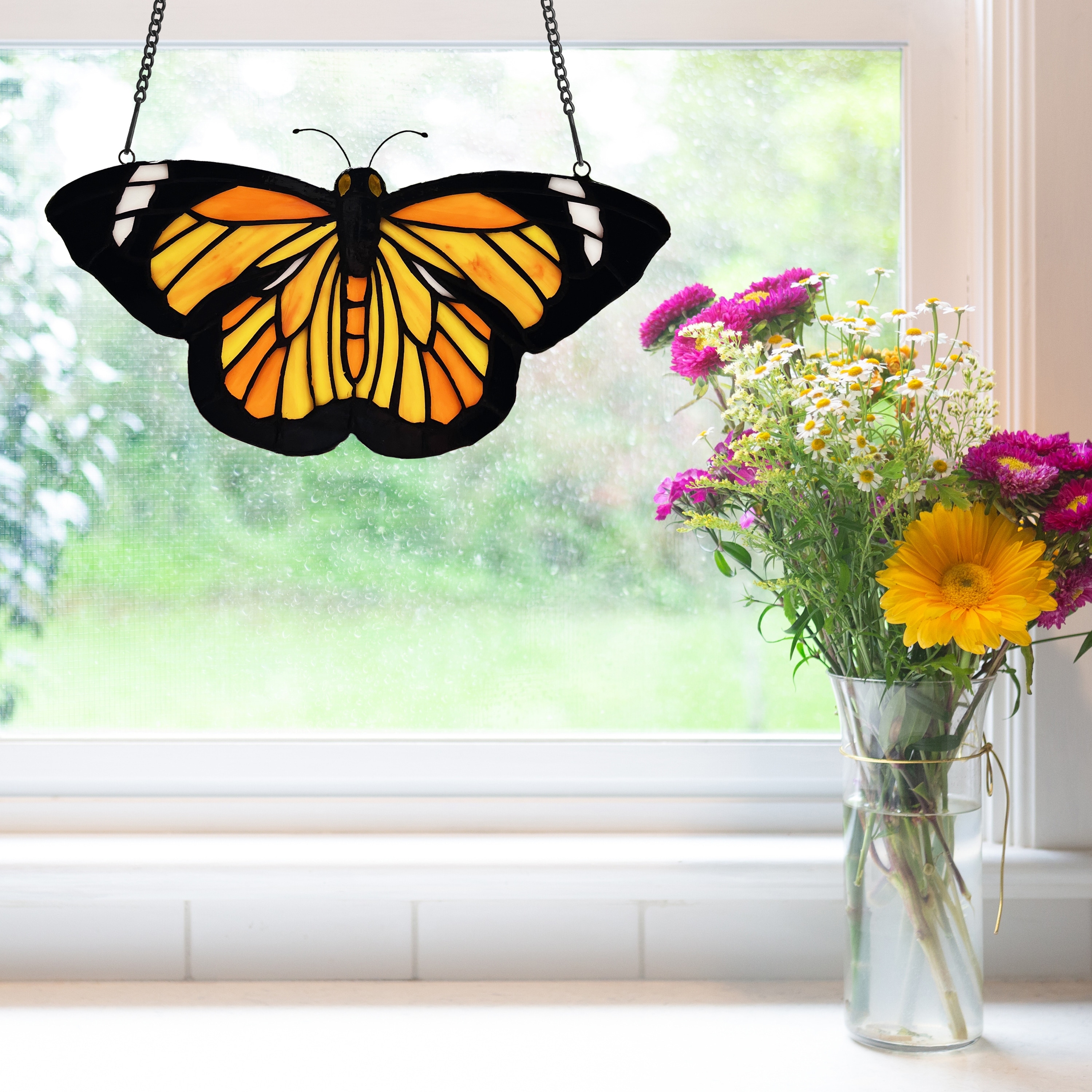 Butterfly Window Panel/ Suncatcher - On Sale - Bed Bath & Beyond - 37064536