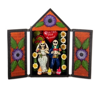 Novica Handmade Love For All Eternity Ceramic Retablo - Bed Bath ...