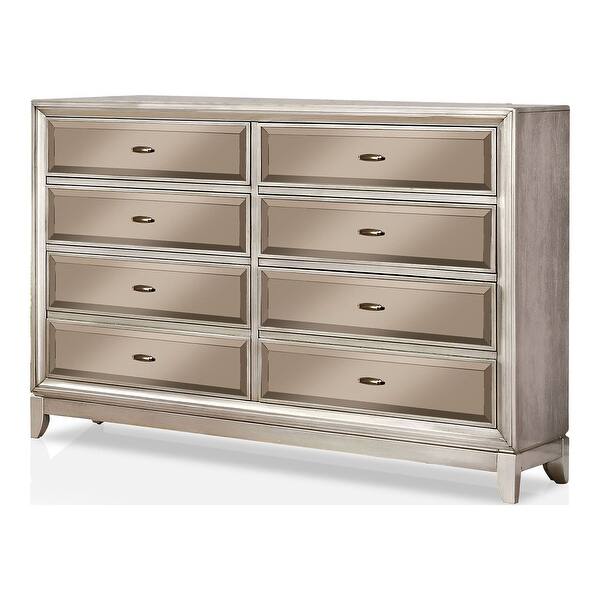 Welker Contemporary Silver 56-inch Wide 8-Drawer Wood Dresser by ...
