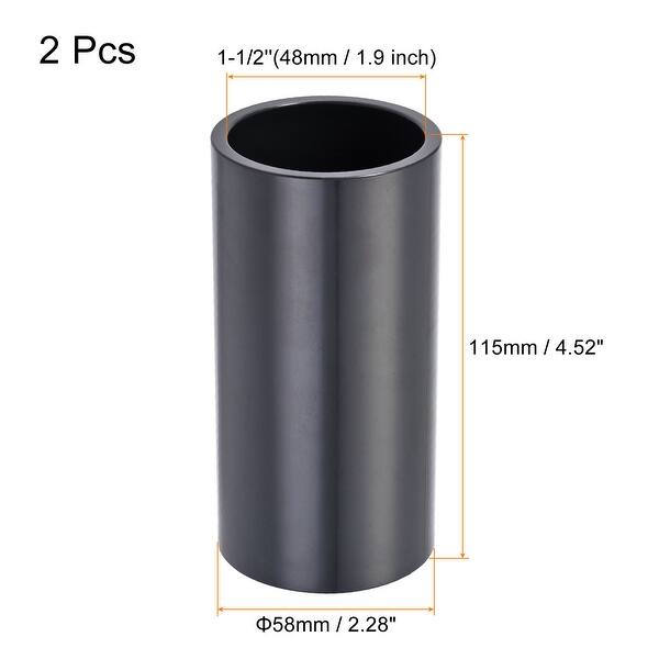 2pcs UPVC Pipe Fitting Socket Coupling Straight Joint Connector - Bed ...