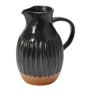 Stoneware Pitcher w Reactive Glaze - Bed Bath & Beyond - 34591994
