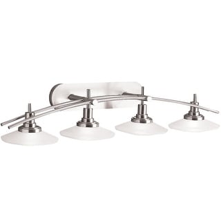 Kichler Structures 4 Light 40" Wide Vanity Light Bathroom Fixture with ...