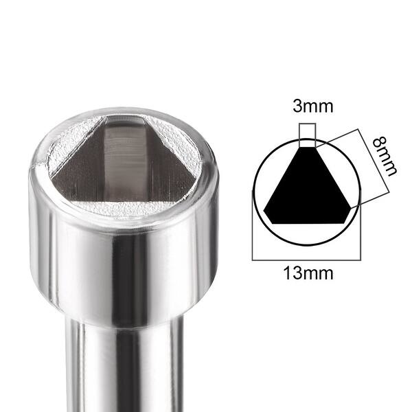 Electrical Cabinet Key 4-Way Triangle/Square Water Meter Box Key 2Pcs ...