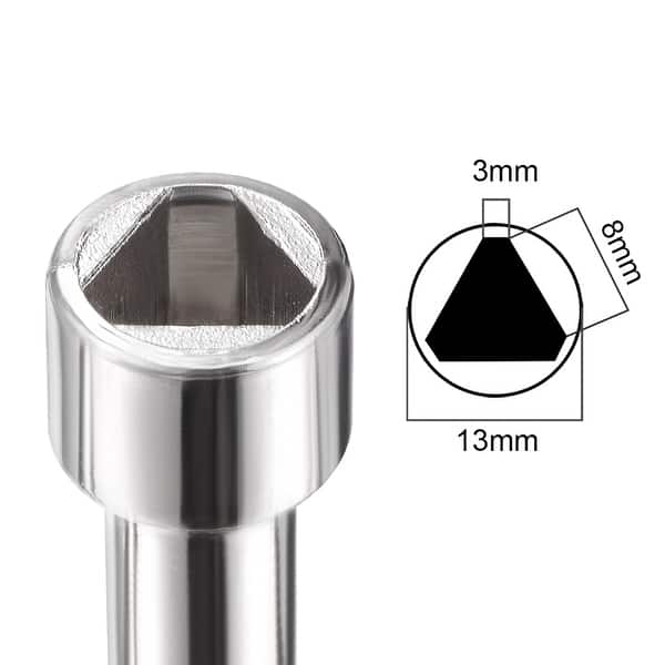 Electrical Cabinet Key 4-Way Triangle/Square Water Meter Box Key 5Pcs ...